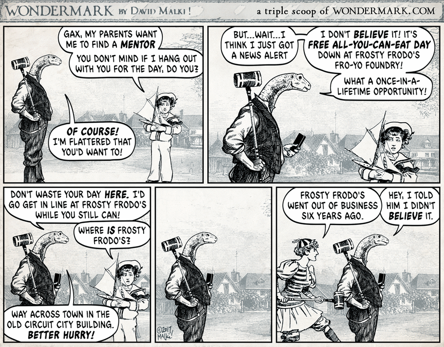 Wondermark by David Malki for January 22, 2025 | GoComics