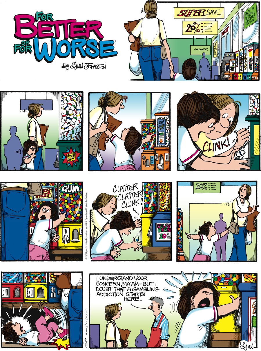 For Better or For Worse by Lynn Johnston for August 27, 2023 | GoComics