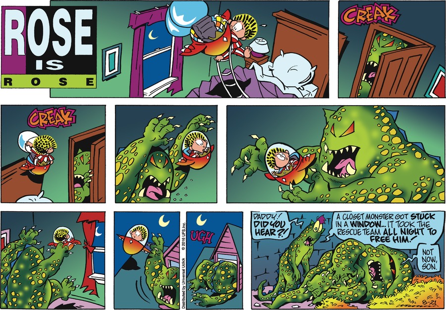 Rose is Rose by Don Wimmer and Pat Brady for August 21, 2016 - GoComics