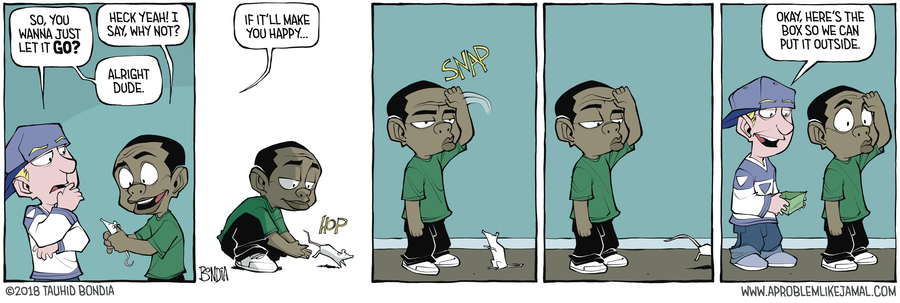 A Problem Like Jamal by Tauhid Bondia for September 12, 2018 | GoComics