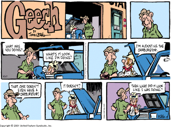 Read Geech by Jerry Bittle on GoComics