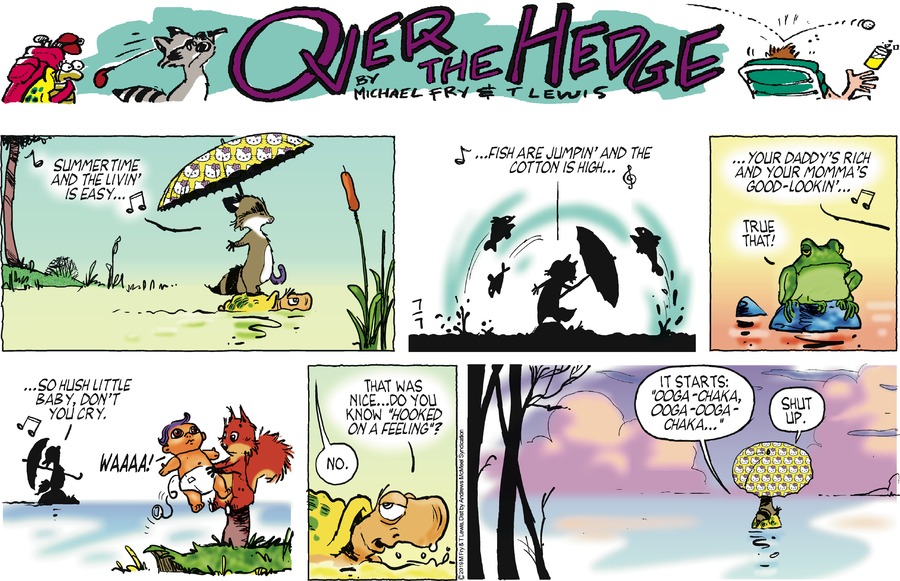 Over the Hedge by T Lewis and Michael Fry for July 07, 2019 - GoComics