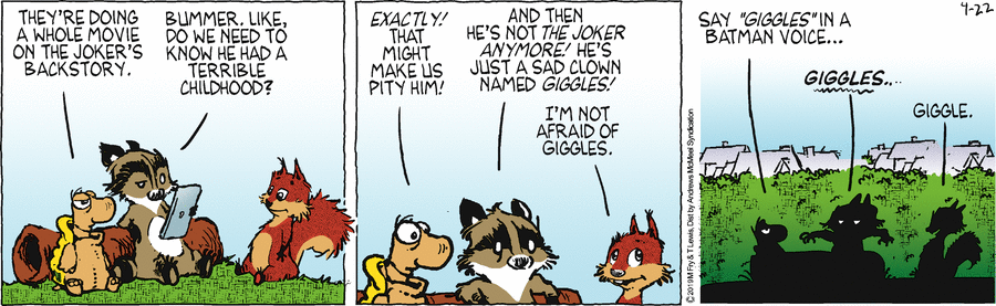 Over the Hedge by T Lewis and Michael Fry for April 22, 2019 - GoComics