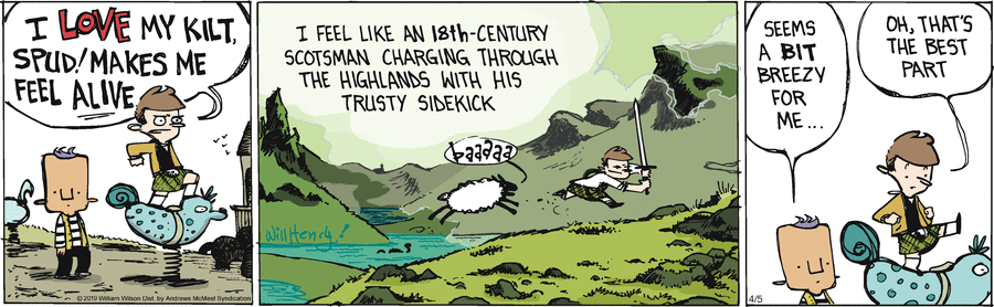 Wallace the Brave by Will Henry for April 5, 2019 | GoComics