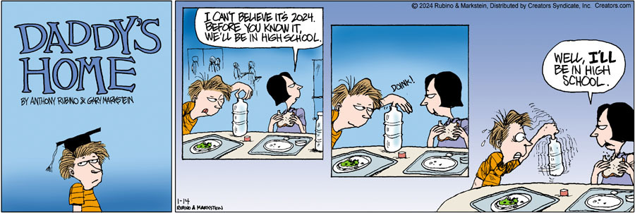 Daddy's Home by Tony Rubino and Gary Markstein for January 14, 2024 ...