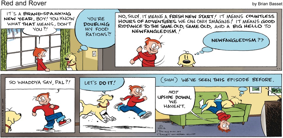Red and Rover by Brian Basset for January 03, 2016 - GoComics