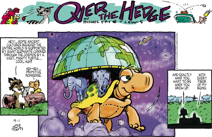 Over the Hedge by T Lewis and Michael Fry for September 01, 2019 - GoComics