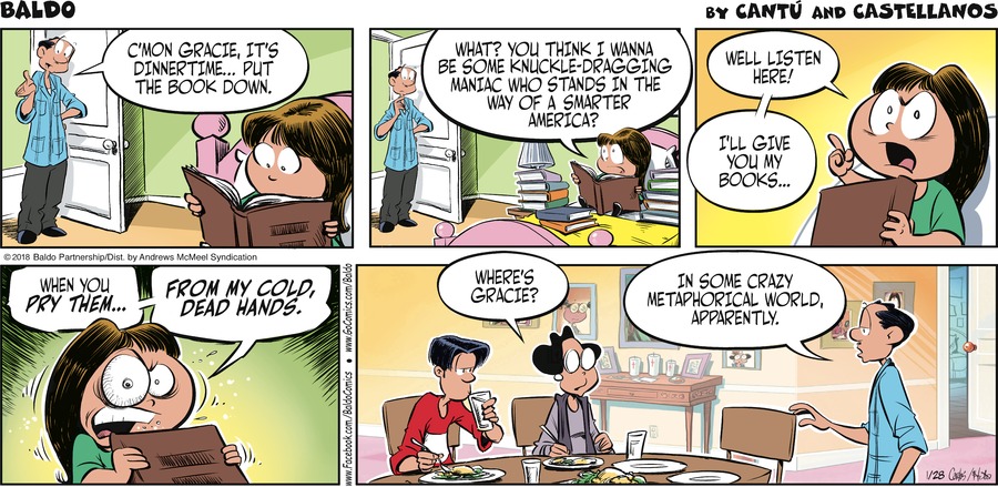 Baldo by Hector D. Cantú and Carlos Castellanos for January 28, 2018 ...