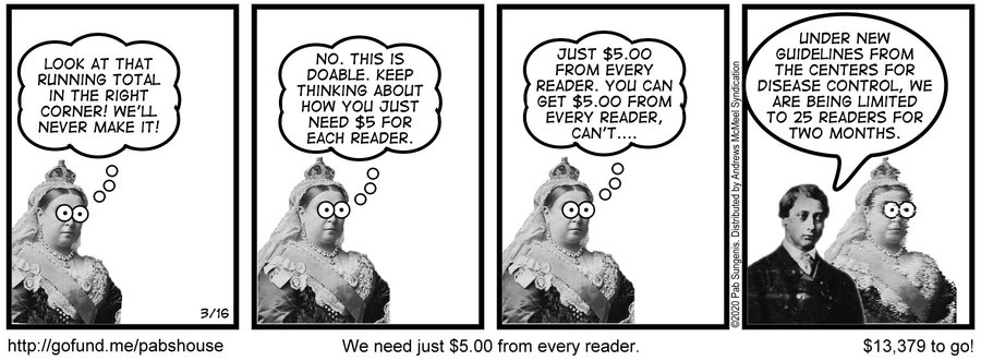 New Adventures of Queen Victoria by Pab Sungenis for March 16, 2020 ...