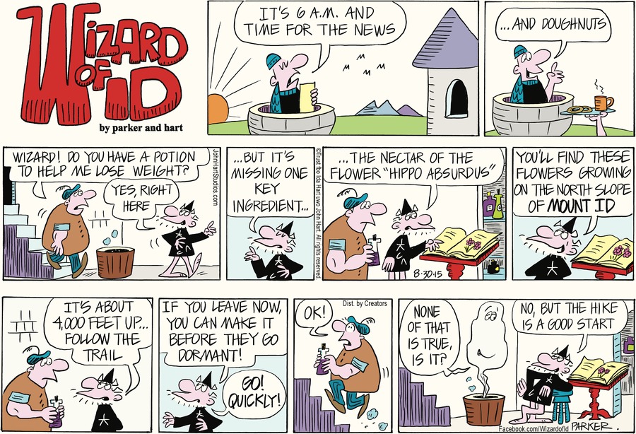 Wizard of Id by Parker and Hart for August 30, 2015 - GoComics