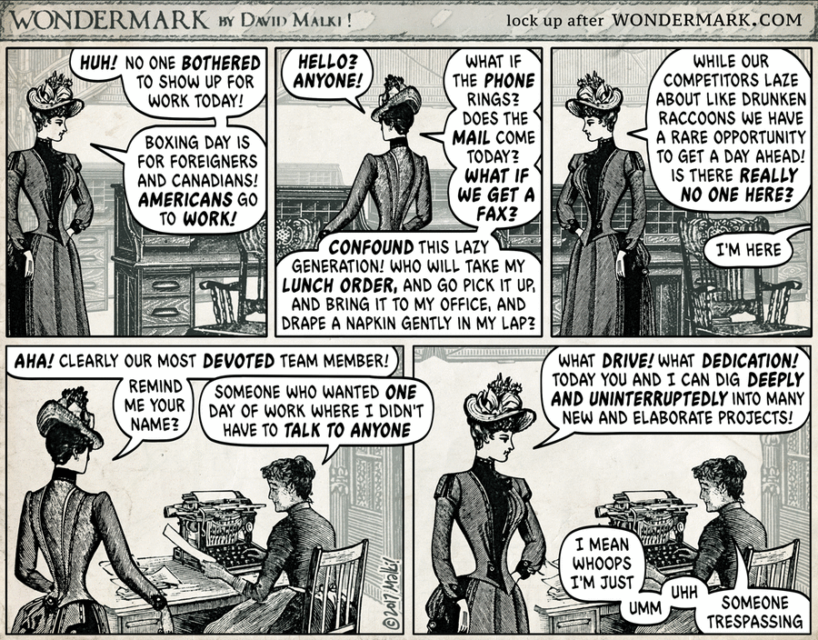 Wondermark by David Malki for December 26, 2024 | GoComics