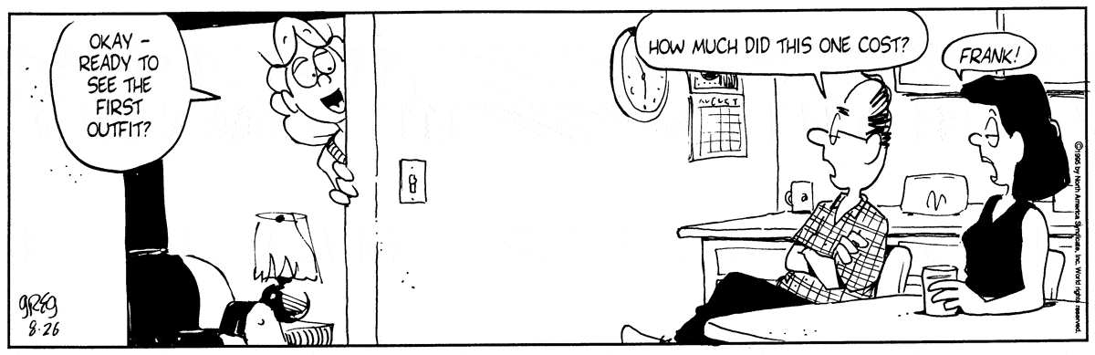 Luann by Greg Evans and Karen Evans for August 26, 1995 - GoComics