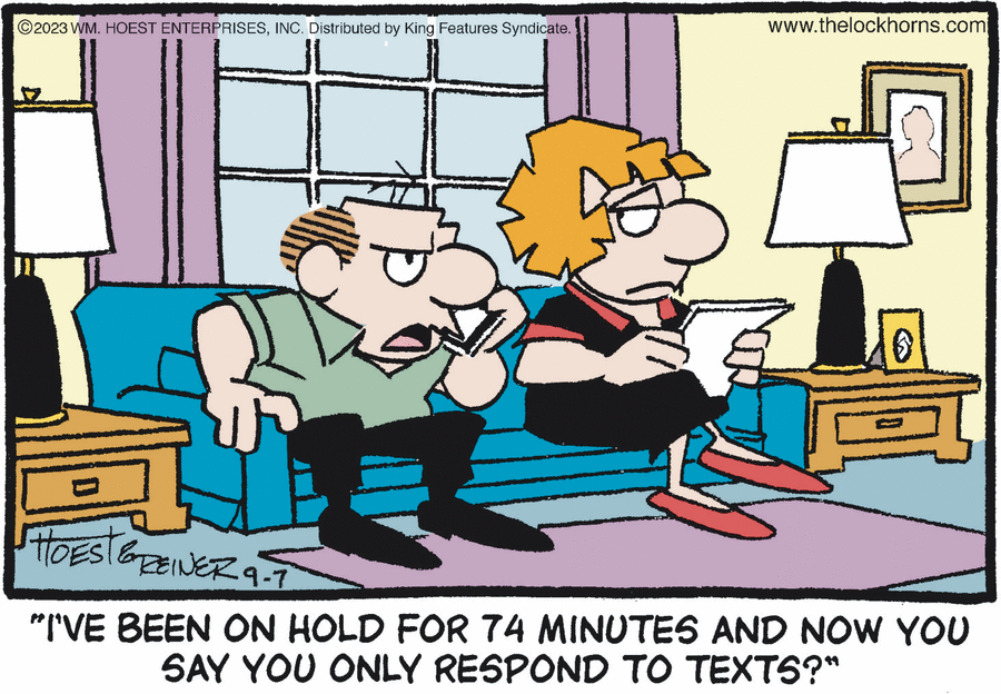 The Lockhorns by Bunny Hoest & John Reiner for September 7, 2023 | GoComics