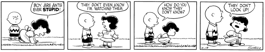 Peanuts by Charles Schulz for September 13, 1954 - GoComics