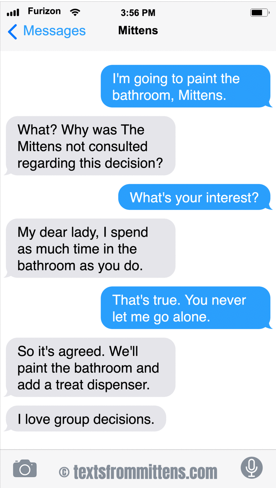 Texts From Mittens by Angie Bailey for April 27, 2021 - GoComics