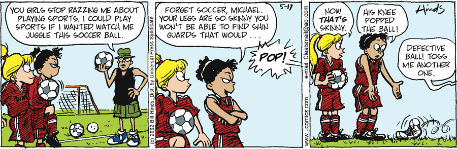 Cleats by Bill Hinds for April 25, 2020 - GoComics