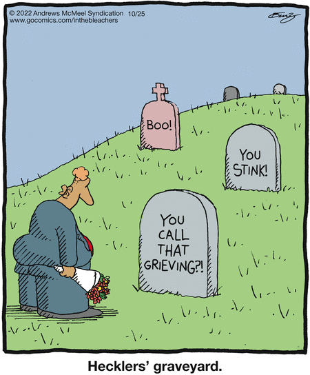 In the Bleachers by Ben Zaehringer for October 25, 2022 - GoComics