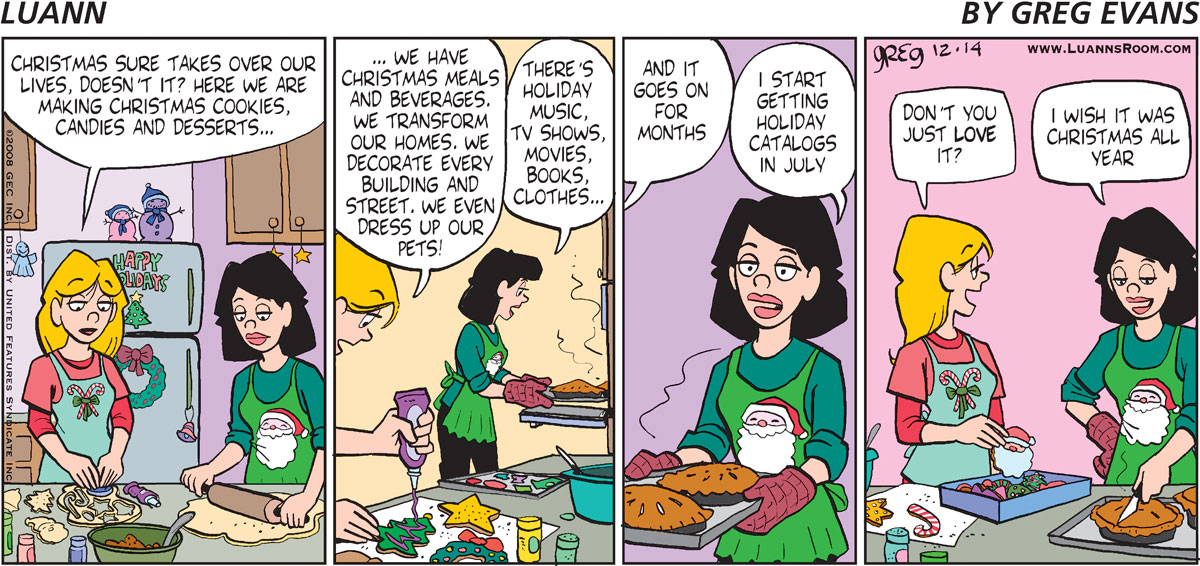 Luann by Greg Evans and Karen Evans for December 14, 2008 - GoComics
