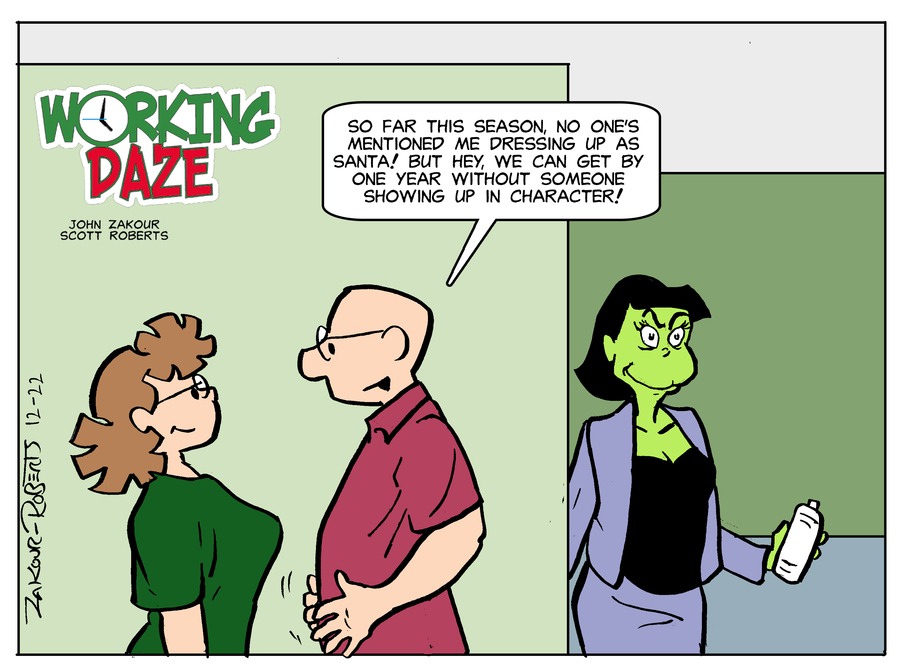 Working Daze by John Zakour and Scott Roberts for December 22, 2024 ...