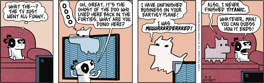 Pooch Cafe by Paul Gilligan for March 03, 2025 - GoComics