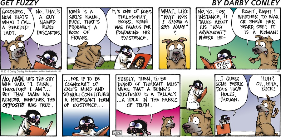 Get Fuzzy by Darby Conley for November 27, 2022 | GoComics