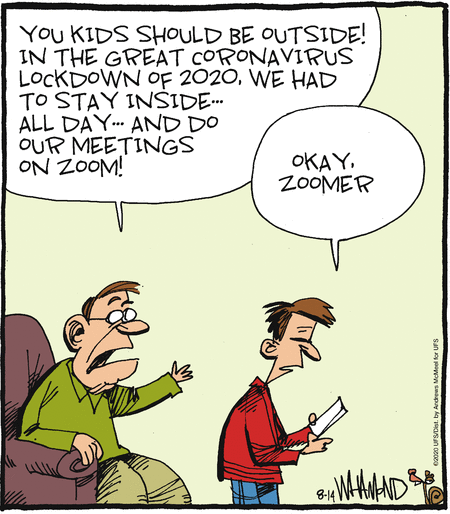 Reality Check by Dave Whamond for August 14, 2020 - GoComics