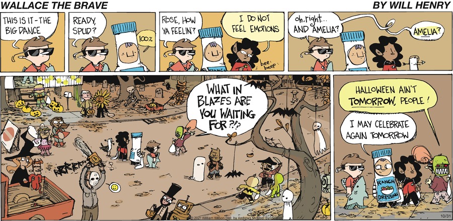 Wallace the Brave by Will Henry for October 31, 2021 - GoComics