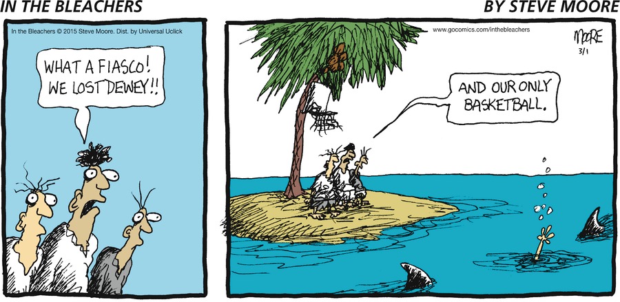 In the Bleachers by Ben Zaehringer for March 01, 2015 - GoComics