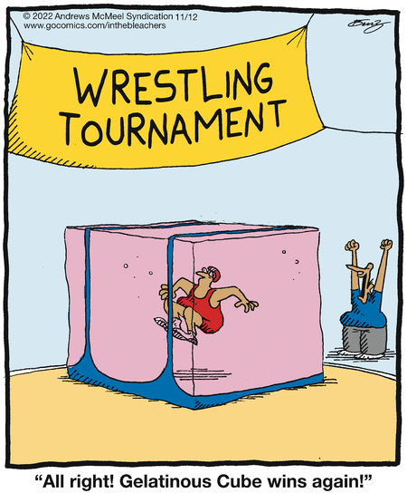 In the Bleachers by Ben Zaehringer for November 12, 2022 | GoComics