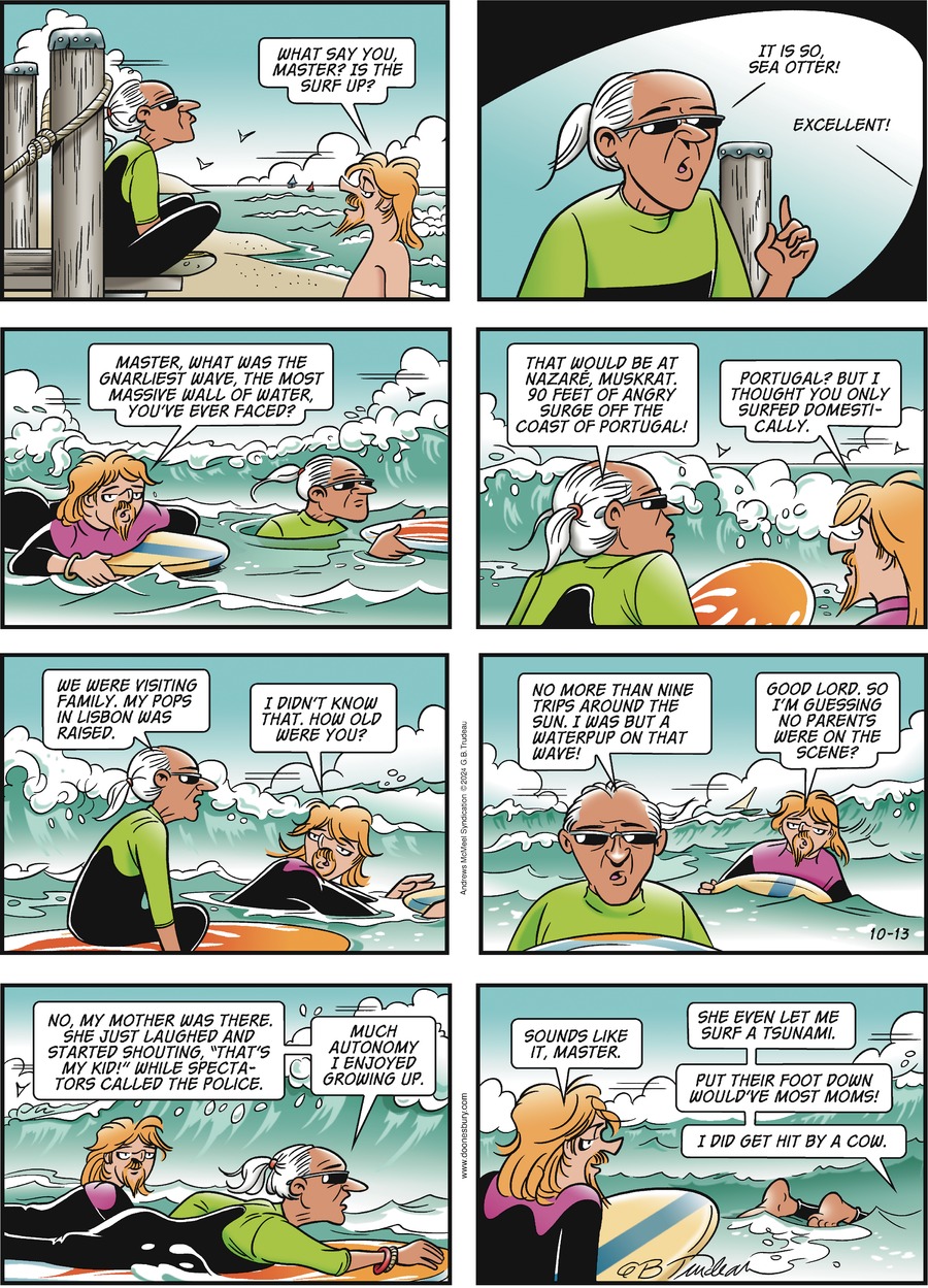 Doonesbury by Garry Trudeau for October 13, 2024 - GoComics