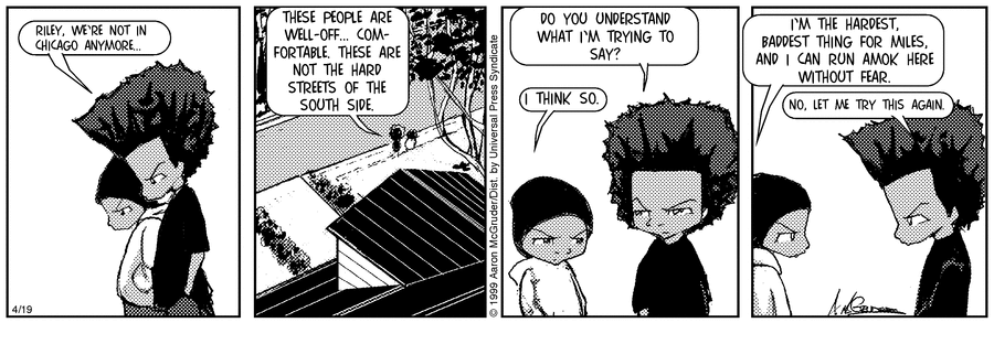 Read The Boondocks by Aaron McGruder on GoComics