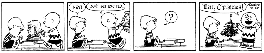 Peanuts by Charles Schulz for December 25, 1954 - GoComics