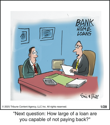 Bottomliners by Eric and Bill Teitelbaum for January 28, 2025 | GoComics