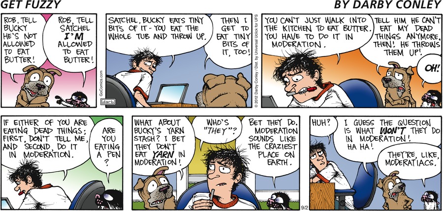 Get Fuzzy by Darby Conley for September 02, 2012 - GoComics