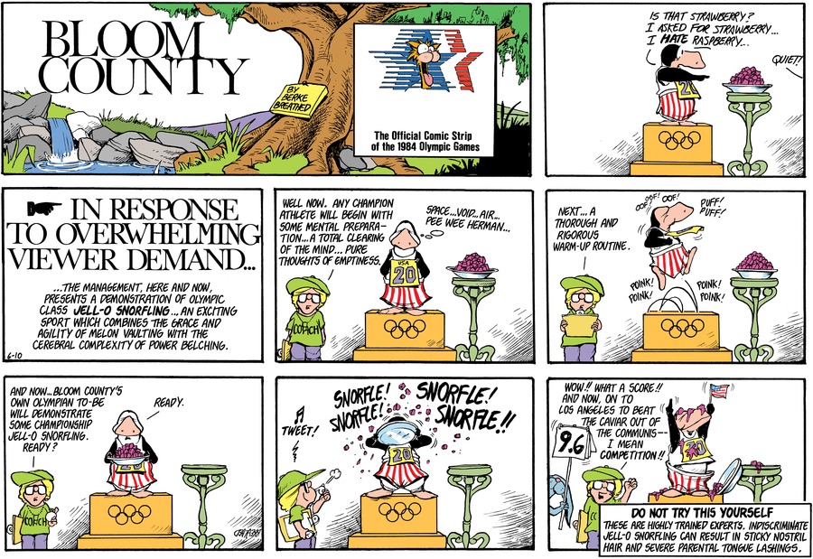 Bloom County by Berkeley Breathed for June 10, 1984 - GoComics