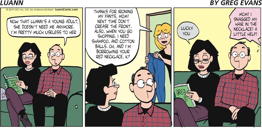 Luann by Greg Evans and Karen Evans for October 27, 2019 - GoComics
