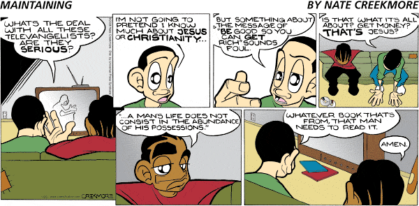 Maintaining by Nate Creekmore for February 20, 2025 | GoComics