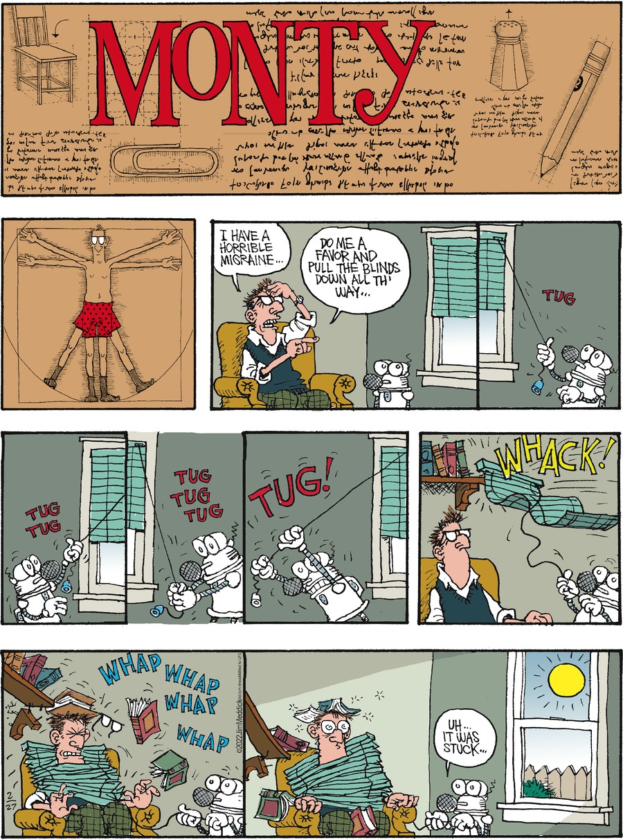 Read Monty by Jim Meddick on GoComics