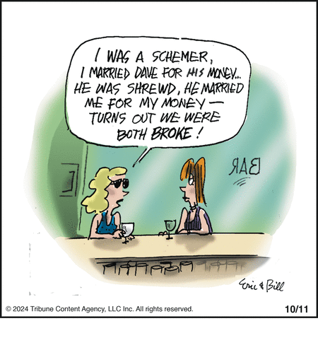 Bottomliners by Eric and Bill Teitelbaum for October 11, 2024 | GoComics