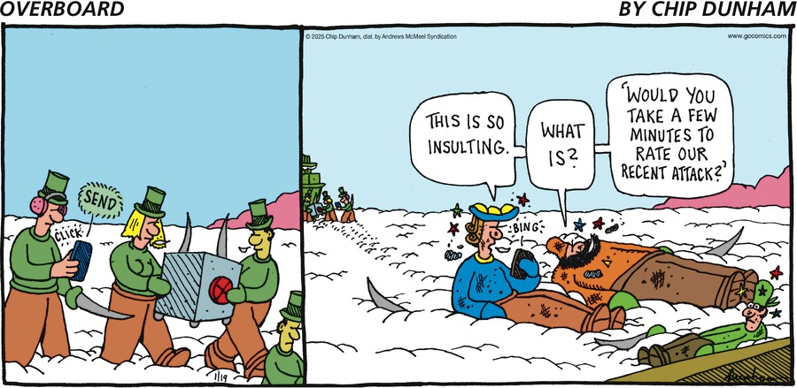 Overboard by Chip Dunham for January 19, 2025 - GoComics