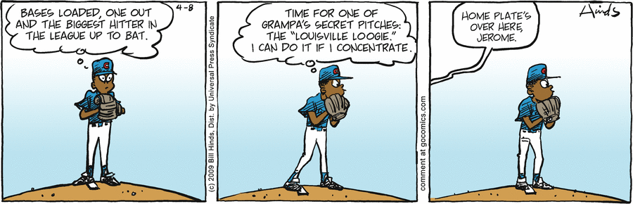 Cleats by Bill Hinds for April 8, 2009 | GoComics