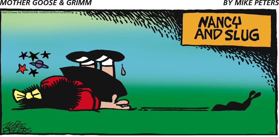 Today on Mother Goose and Grimm - Comics by Mike Peters - GoComics