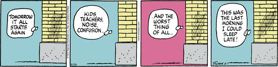 Peanuts by Charles Schulz for August 29, 2022 - GoComics