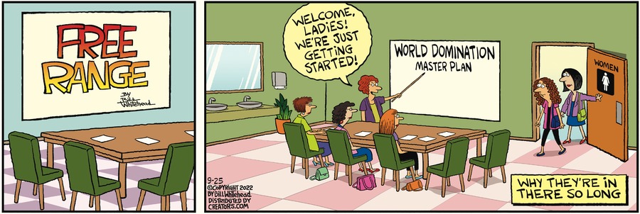 Free Range by Bill Whitehead for September 25, 2022 - GoComics