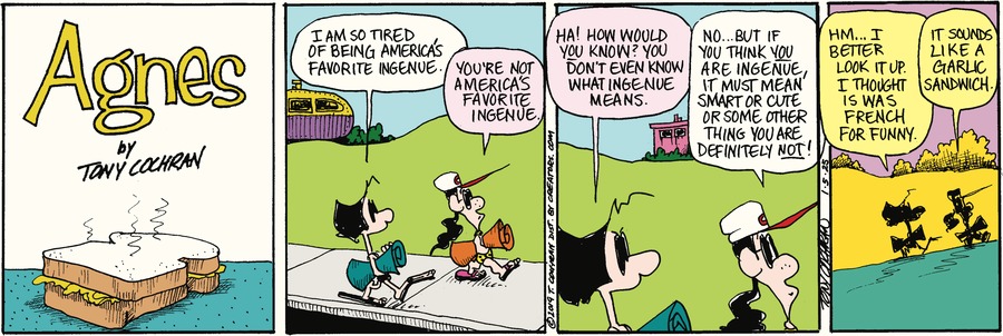 Agnes by Tony Cochran for January 05, 2025 - GoComics