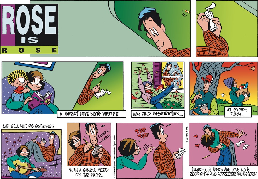Rose is Rose by Don Wimmer and Pat Brady for November 25, 2018 - GoComics
