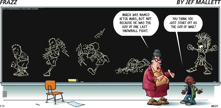 Frazz by Jef Mallett for March 19, 2017 - GoComics