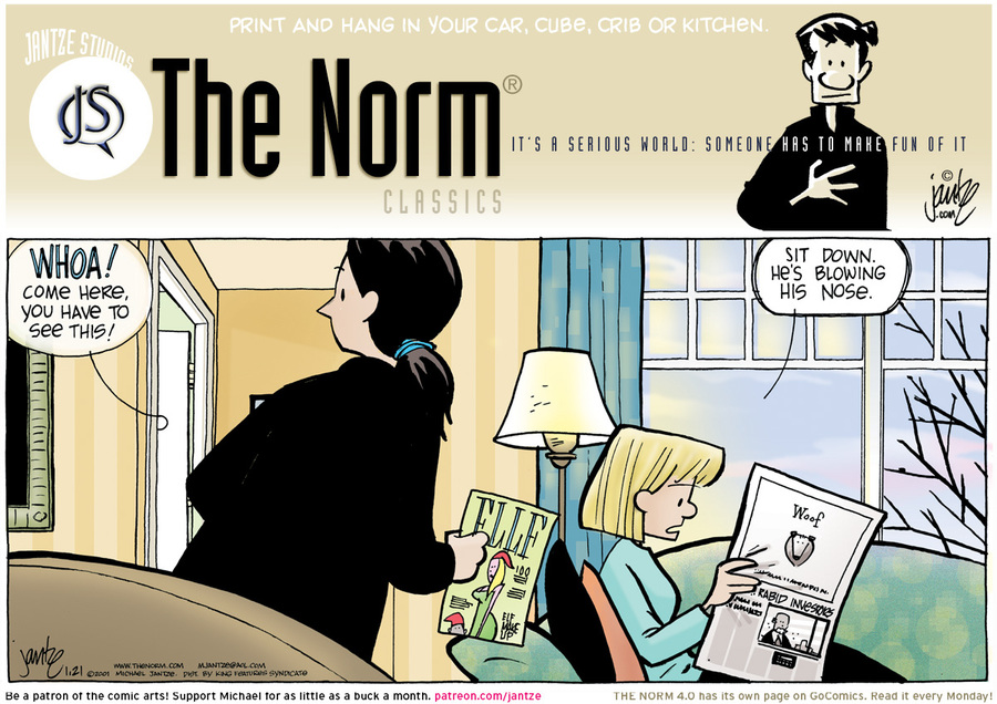 The Norm Classics by Michael Jantze for January 24, 2016 - GoComics