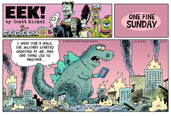Eek! by Scott Nickel for February 23, 2025 | GoComics
