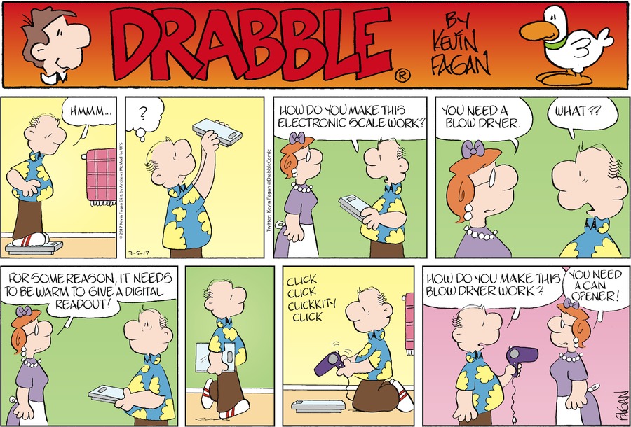 Drabble by Kevin Fagan for March 05, 2017 - GoComics